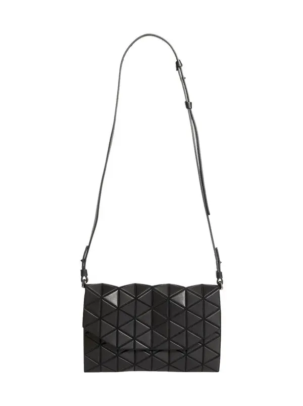 Issey Miyake Tonneau Matte Crossbody Bag - Matte Black