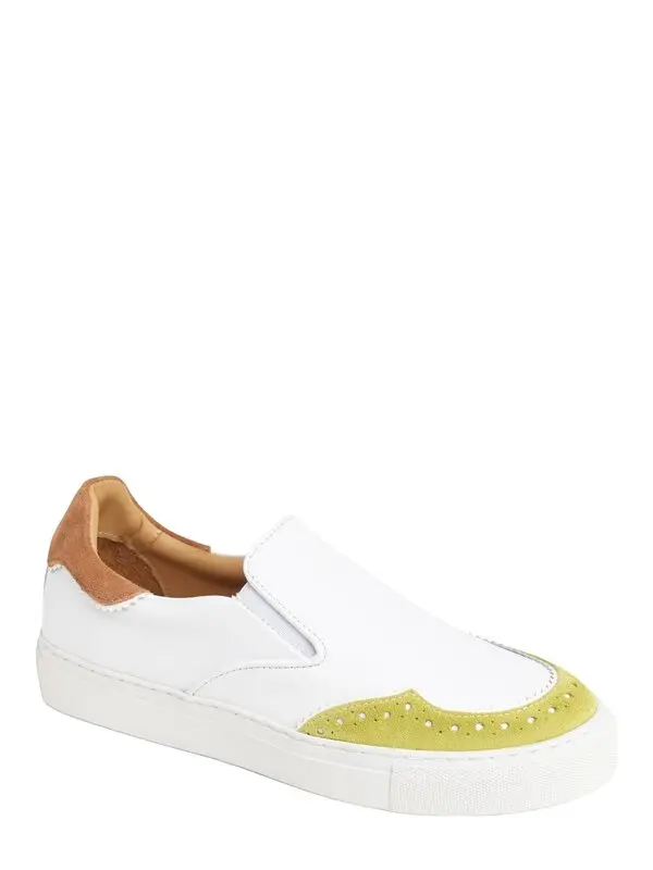 The Office Of Angela Scott The Harper Sneaker - Key Lime Pie