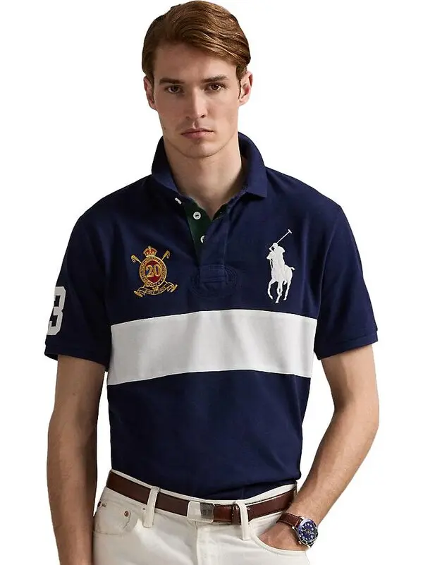 Ralph Lauren Big Pony 20th Anniversary Polo Shirt - Newport Navy/white