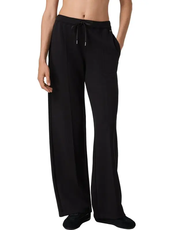 Vuori Compose Wideleg Pant - Black