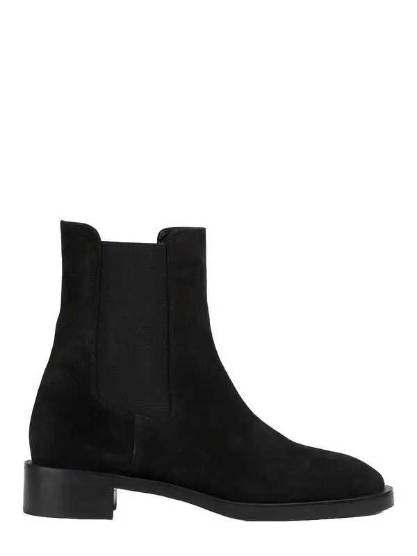 STUART WEITZMAN Lenora Suede Chelsea Boots - Black