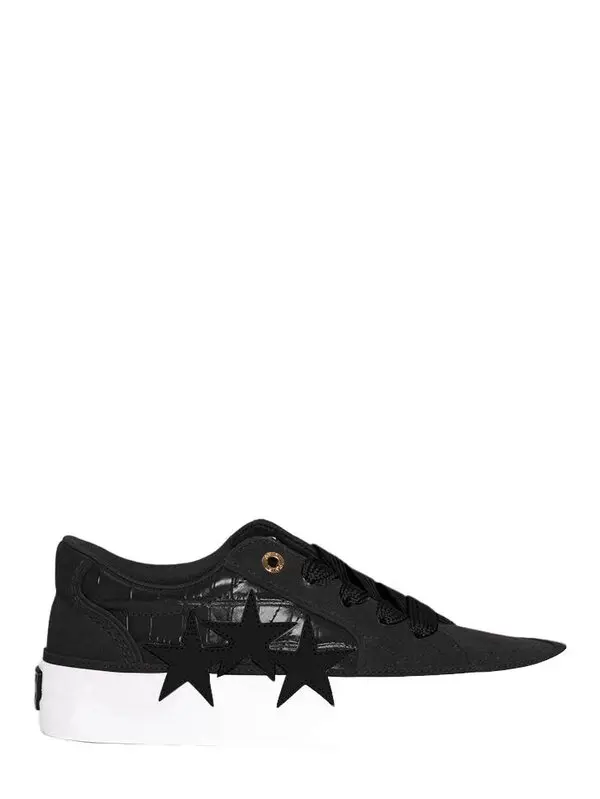 Amiri Croc Debossed Sunset Skate - Black