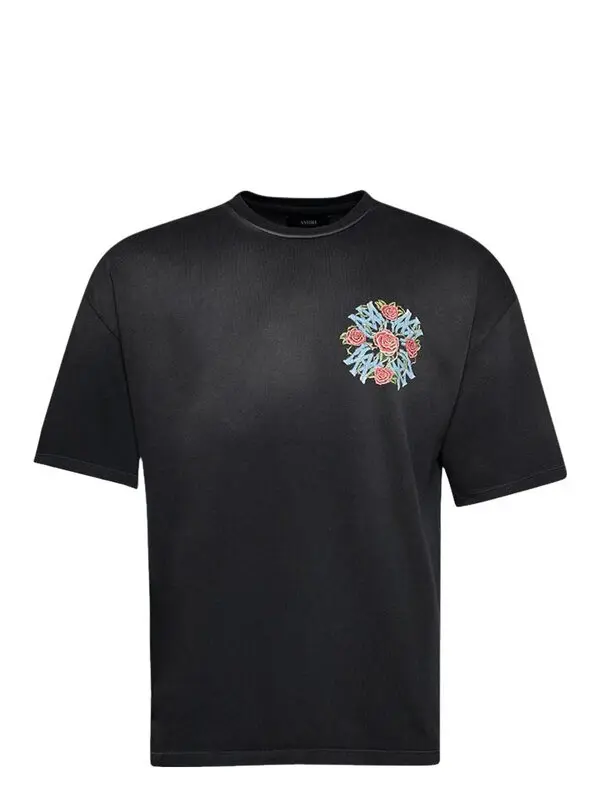 Amiri Out For Trouble Oversized Tee - Black