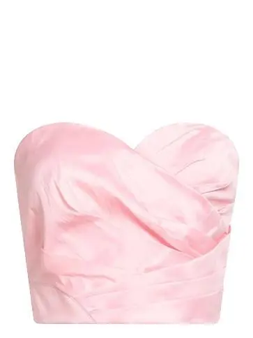 CAMILLA MILANO Taffeta Corset Top - Pink