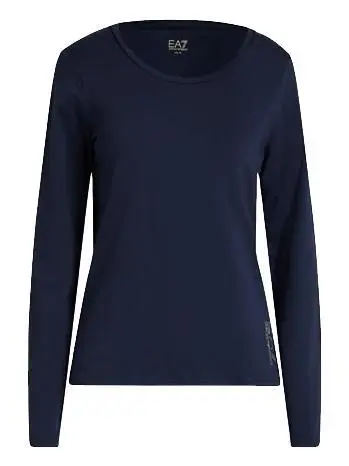 EA7 T-shirt In Cotton And Elastane - Navy