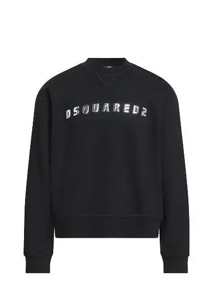 Dsquared2 Sweatshirt With Appliqués - Black