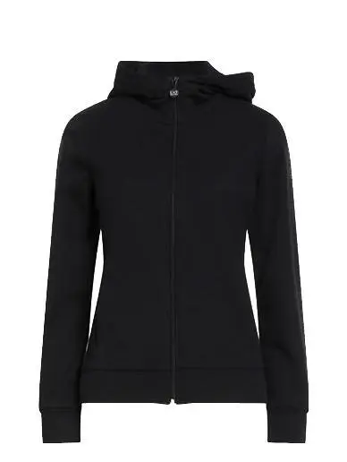 EA7 Hooded Zip-up Sweatshirt - Black