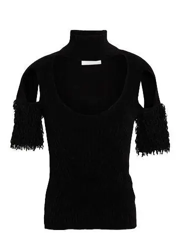 Coperni Turtleneck Top - Black