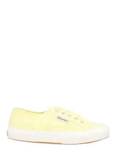 Superga Sneakers In Military Textile Fibers - Yellow