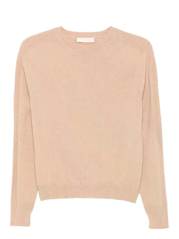 TWINSET Long-sleeve Ribbed-cuff Sweater - Neutrals