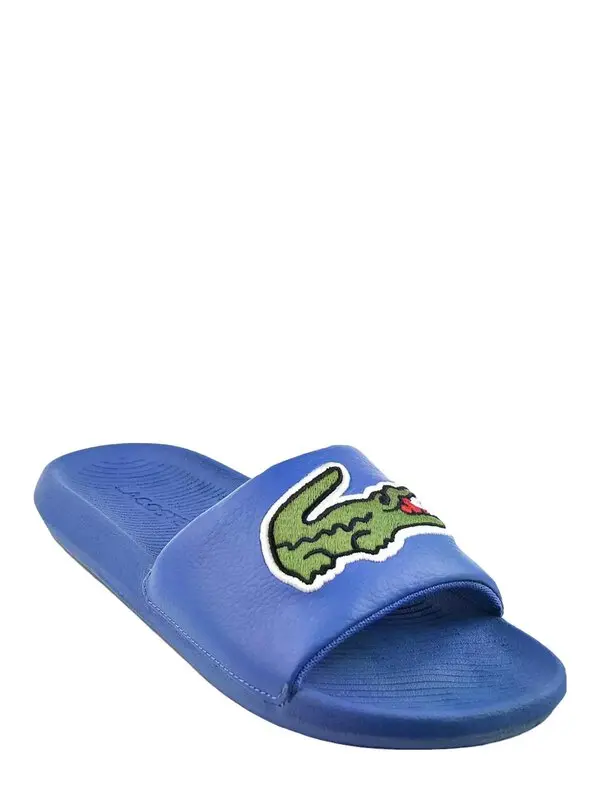 Lacoste Croco Slides - Blue