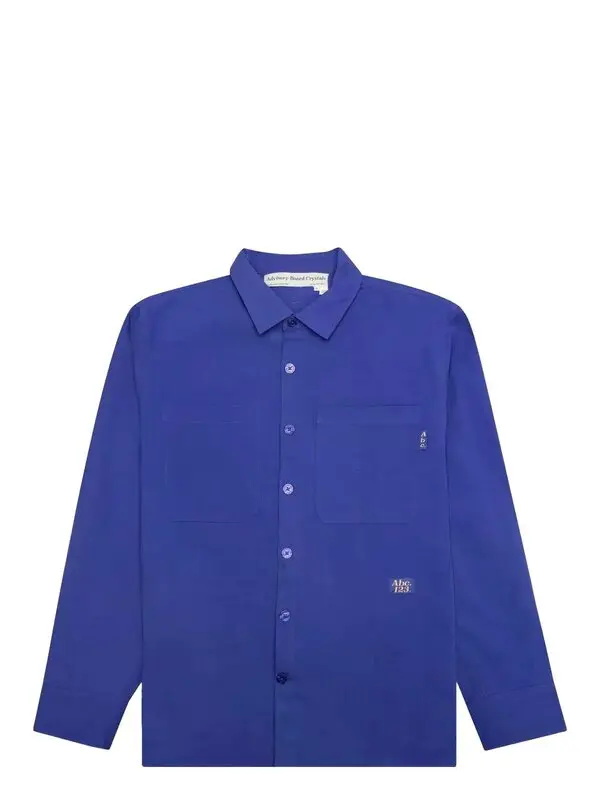 ADVISORY BOARD CRYSTALS Abc. 123. Embroidered Shirt - Blue