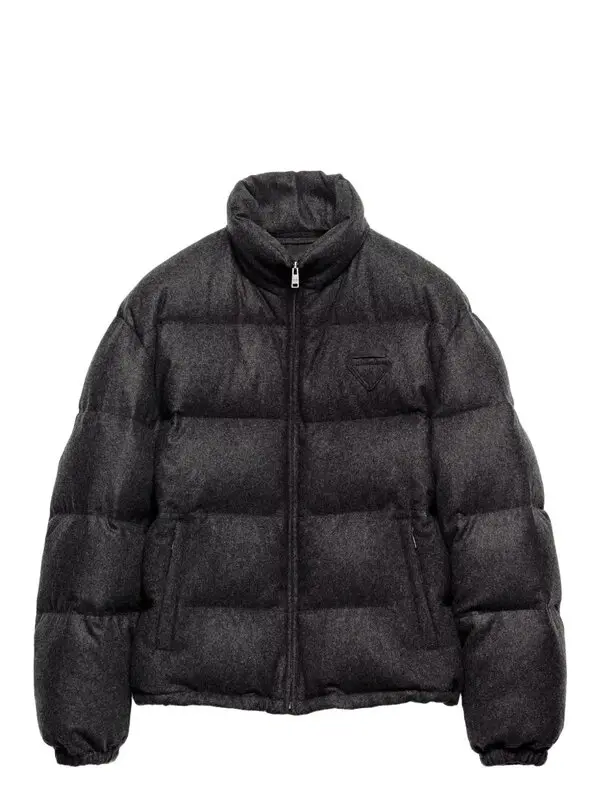 Prada Cashmere Down Jacket - Grey