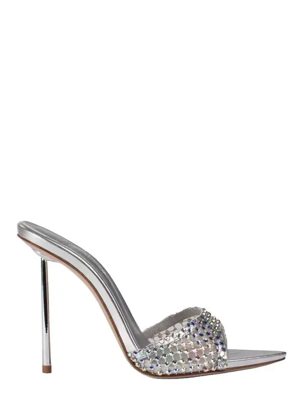 LE SILLA Gilda Crystal-embellished Sandals - Silver