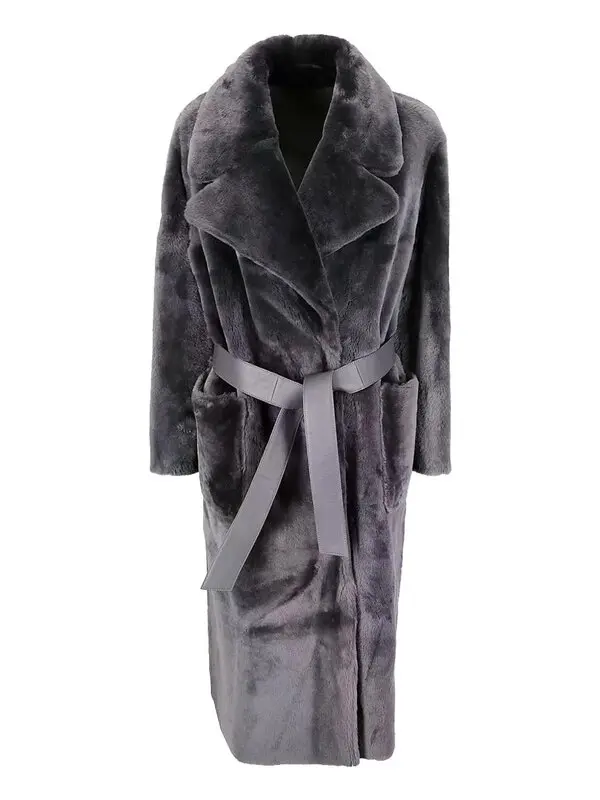 DESA 1972 Belted Coat - Grey
