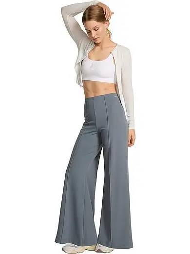 Victoria's Secret Vsx Elevate Ultra Wide-leg Pant - Grey