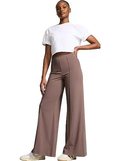 Victoria's Secret Vsx Elevate Ultra Wide-leg Pant - Grey