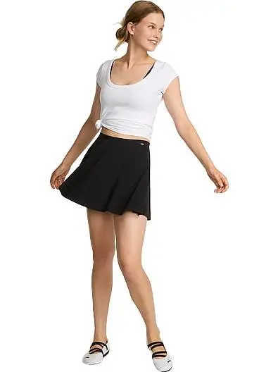 Victoria's Secret Vsx Elevate™ Flare Mini Skirt - Black