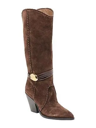 Pink Dolce Vita Jody Knee High Boots - Brown
