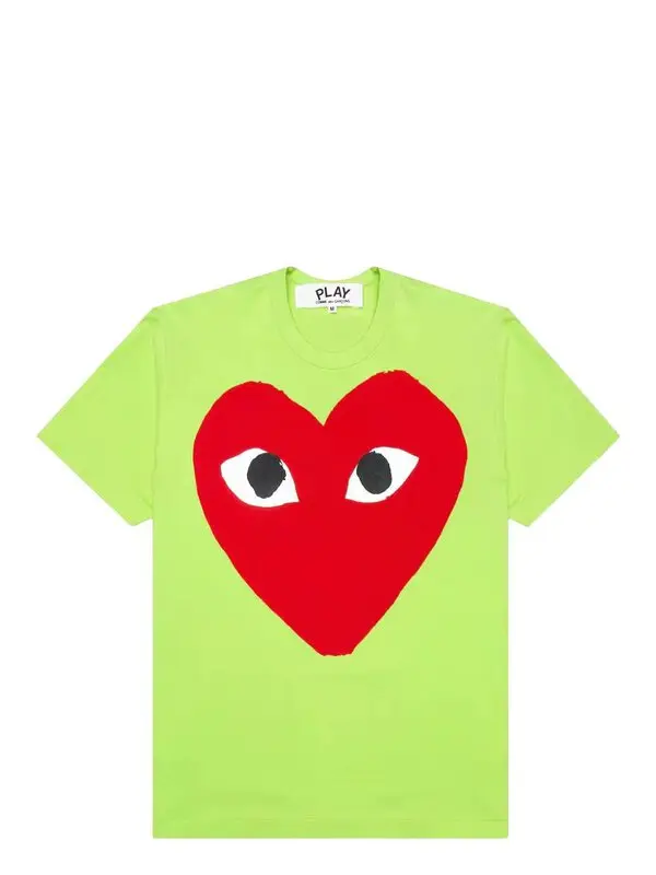 Play Comme Des Garcon Cotton T-shirt - Green