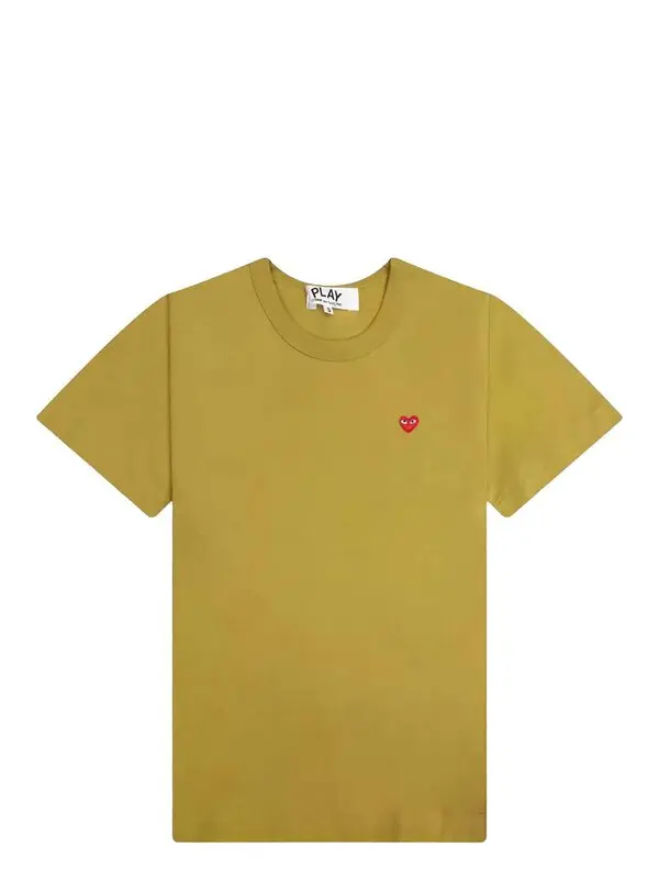 Play Comme Des Garcon Cotton T-shirt - Yellow