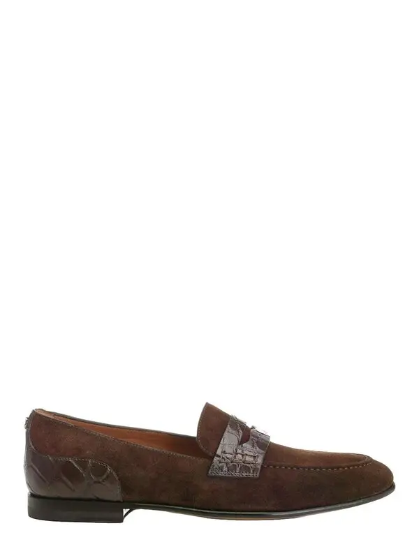 Dolce & Gabbana Leather Loafers - Brown