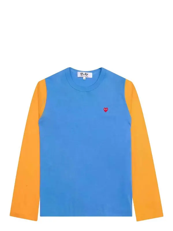 Play Comme Des Garcon Long-sleeve T-shirt - Blue