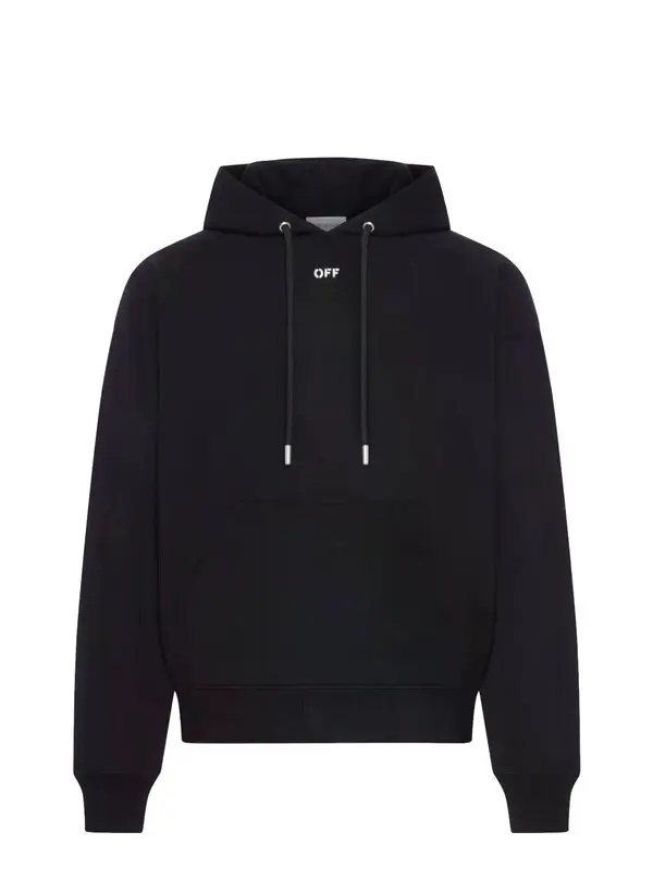 Off-White Logo Hoodie - Black