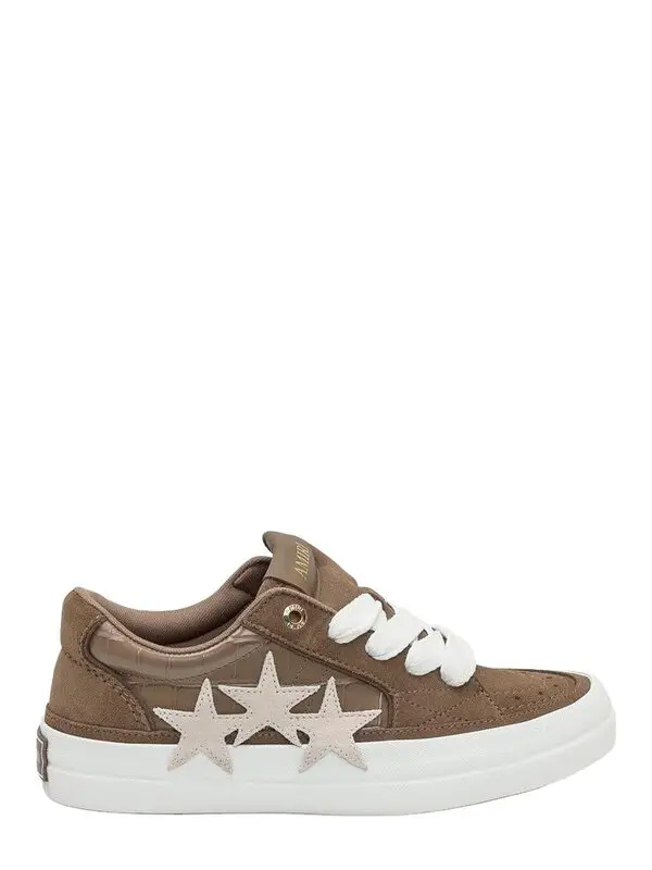 Amiri Low-top Sneakers With Star Appliqu - Brown