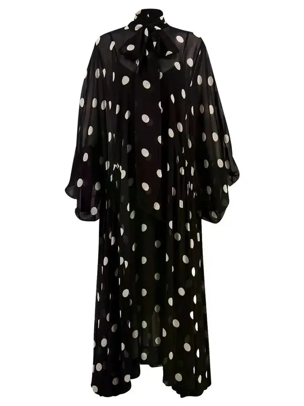 Zimmermann Polka-dot Dress - Black