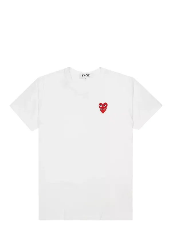 Play Comme Des Garcon Cotton T-shirt - White