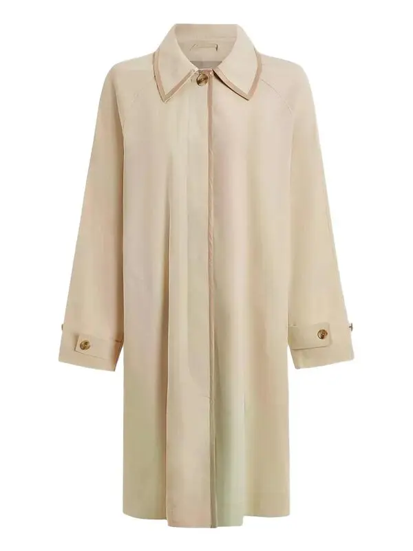 Varley Stamford Contrast-trimmed Car Coat - Neutrals