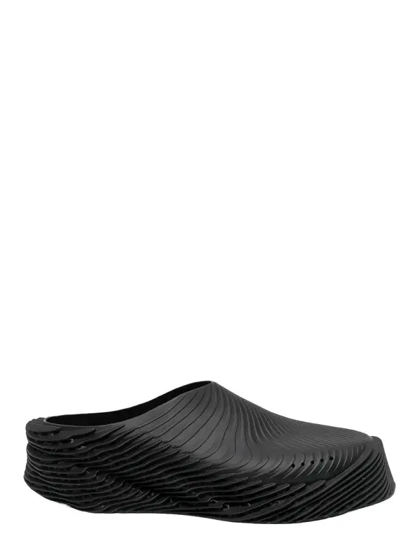 ALIVEFORM Stratum Talon Mules - Black