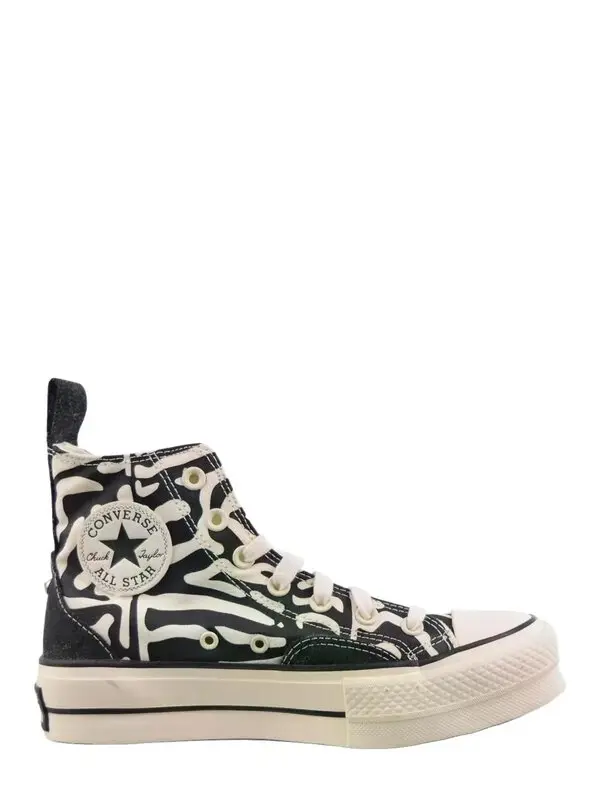 CONVERSE Chuck Taylor All Star Lift Animal Mix Sneakers - Black