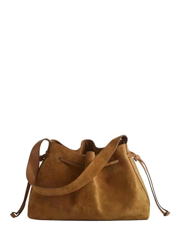 Madewell Drawstring Shoulder Bag - Dried Acorn