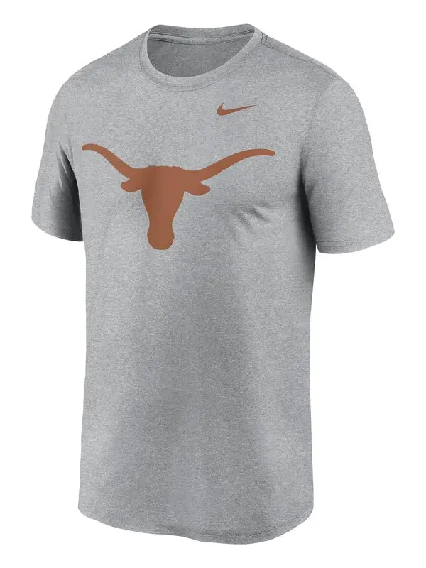 Nike Texas Primetime Legend Logo Dri-fit College T-shirt - Grey