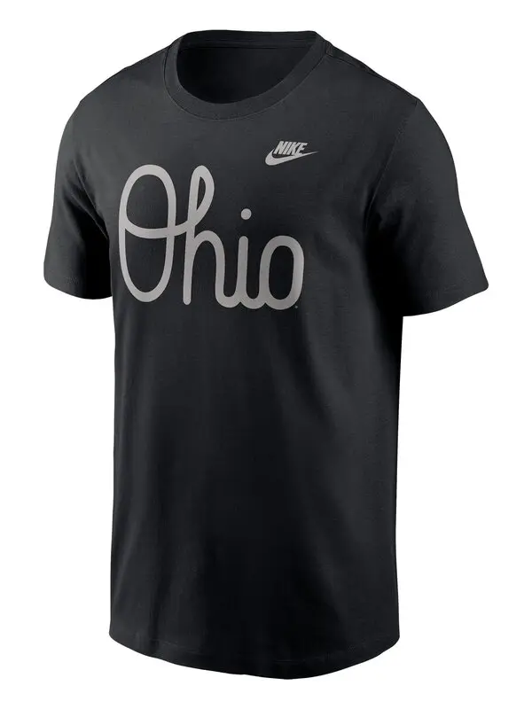Nike Ohio State Vintage Script College T-shirt - Black