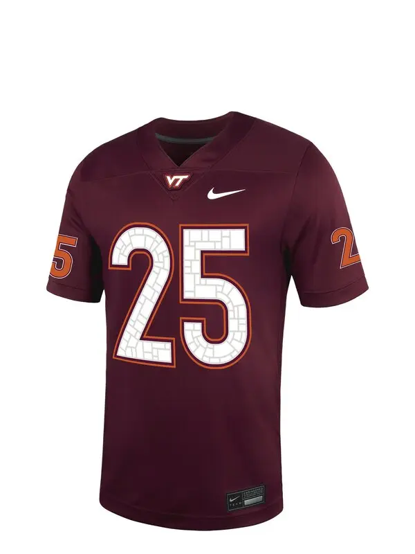 Nike Virginia Tech College Football Replica Jersey - Red