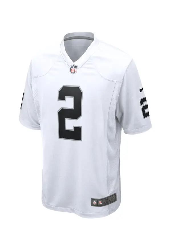 Nike Ashton Jeanty Las Vegas Raiders 2025 Nfl Draft Game Jersey - White