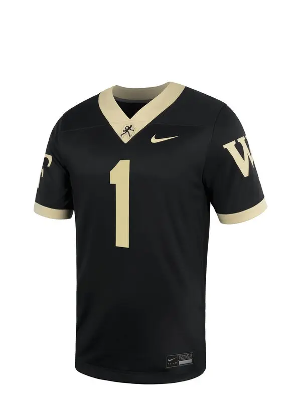 Nike Wake Forest College Football Replica Jersey - Black