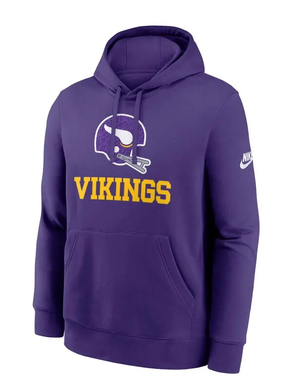 Nike Minnesota Vikings Best Season Rewind Club Nfl Pullover Hoodie - Purple