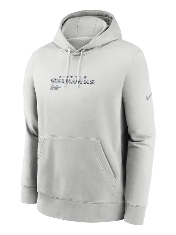 Nike Seattle Seahawks Slot Receiver Club Nfl Pullover Hoodie - Grey