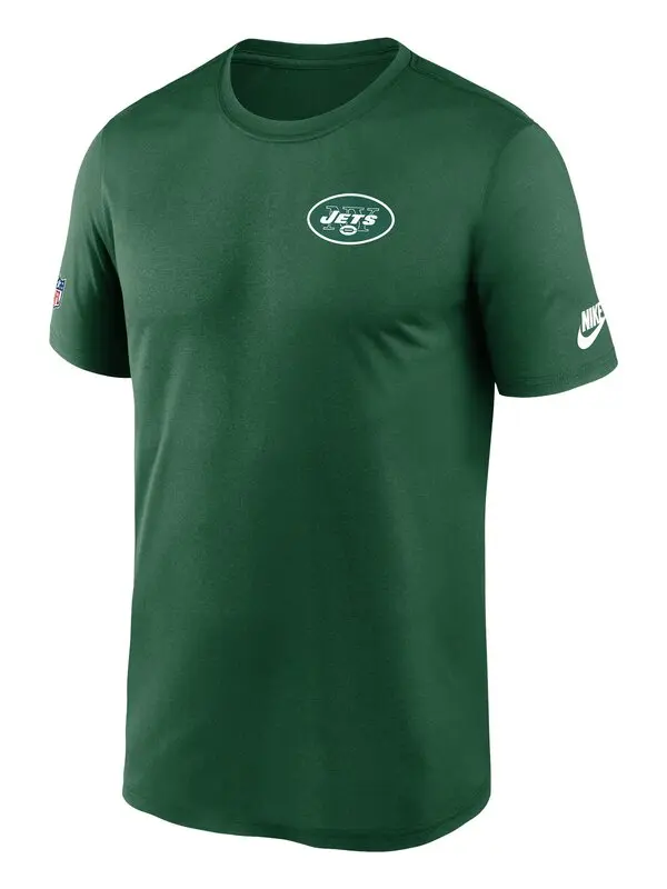 Nike New York Jets Sideline Legend Small Logo Alt Dri-fit Nfl T-shirt - Green
