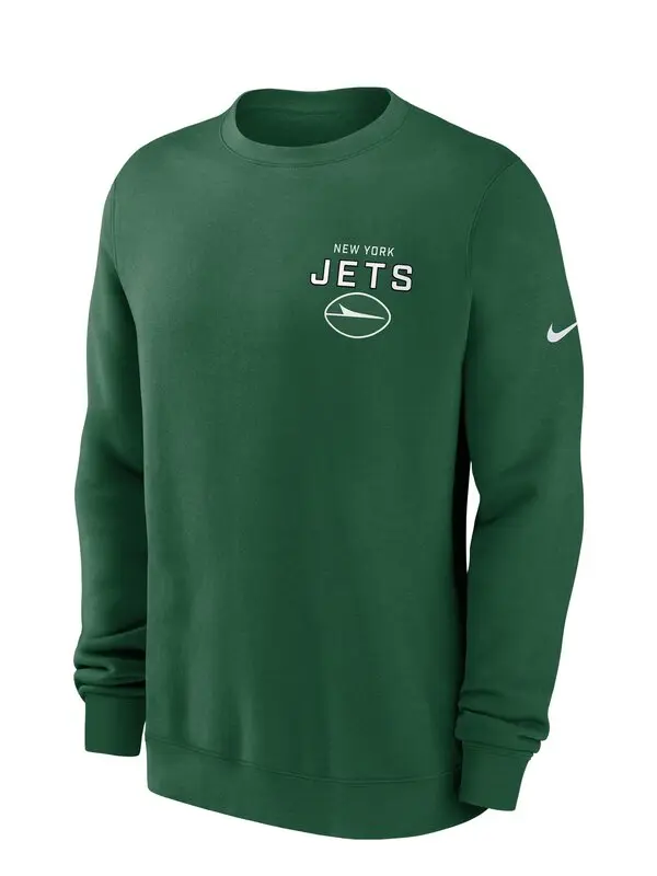 Nike New York Jets Nfl Pullover Crew - Green