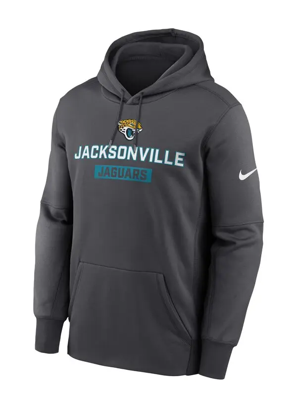 Nike Jacksonville Jaguars Therma Nfl Pullover Hoodie - Grey