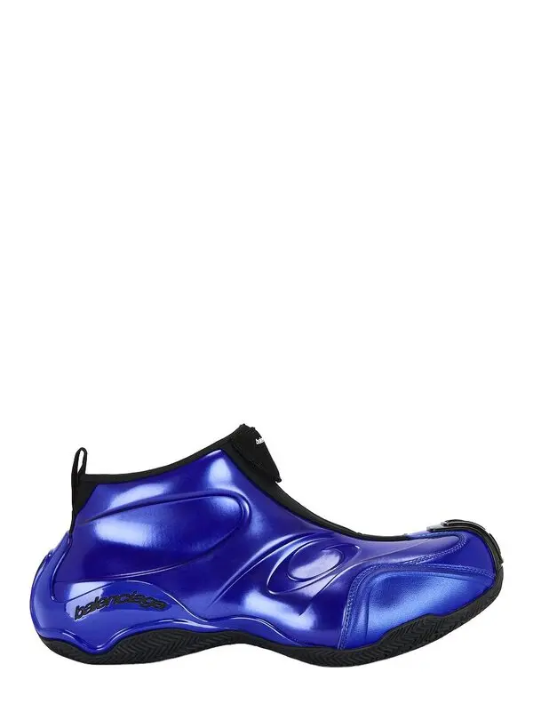 Balenciaga Basketball Sneaker - Blue Metallic