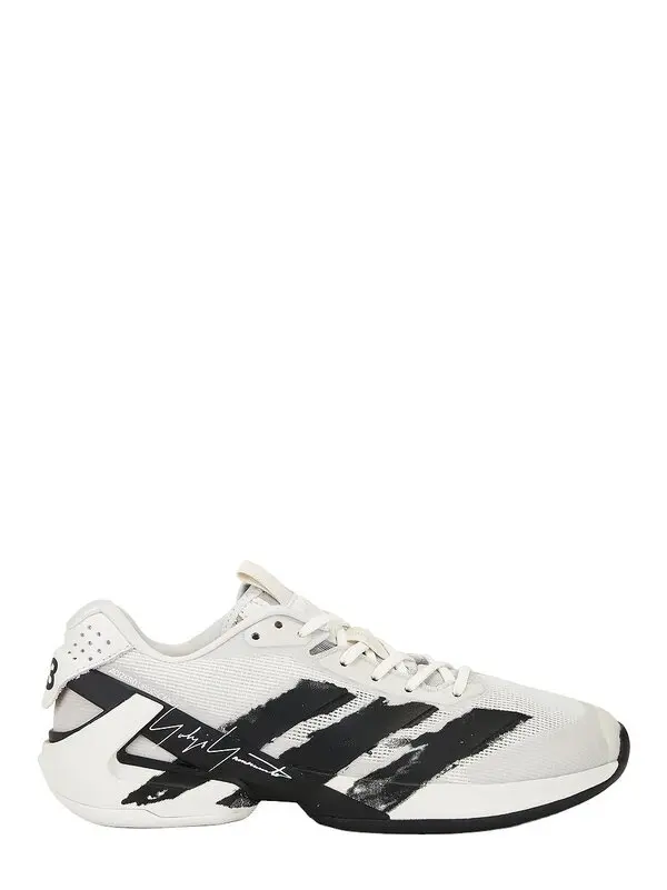 Y3 Tennis Capsule Adizero Ubersonic Sneakers - Orbit Grey  Black  & White
