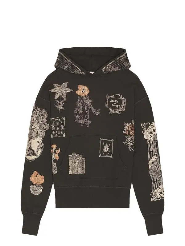 SAMUEL ZELIG Jardin Hoodie - Charcoal