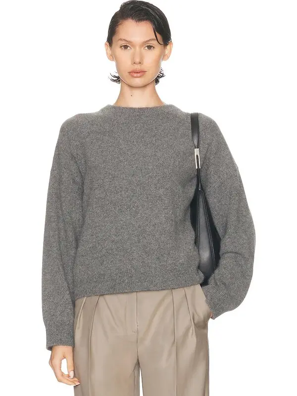 Loulou De Saison Tristan Sweater - Anthracite Melange