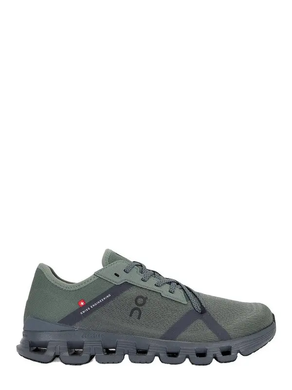 On Cloud X 4 Ad Sneakers - Olive & Stone
